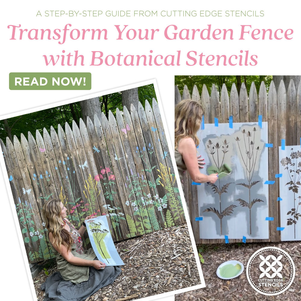 Transform Your Garden Fence with Botanical Stencils: Step‑by‑Step Guid