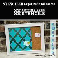 Beautify Your Organizational Pieces with Stencils!