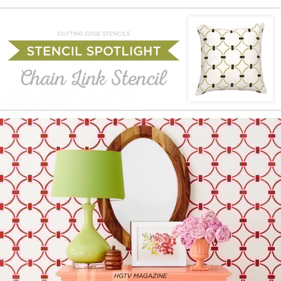 Stencil Spotlight: Chain Link Stencil