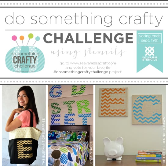 Do Something Crafty Challenge Using Stencils