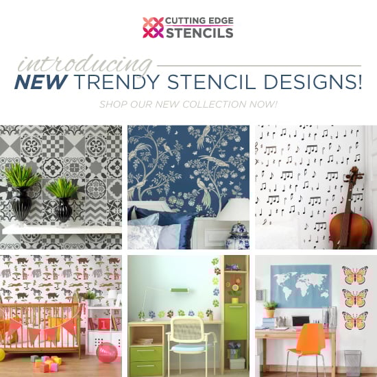 Introducing NEW Trendy Stencil Designs!