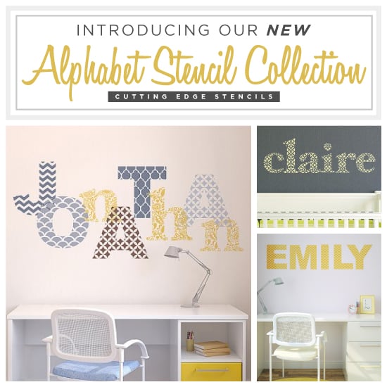 Abc Stencils Cursive Alphabet Stencils Single Letters Or Entire
