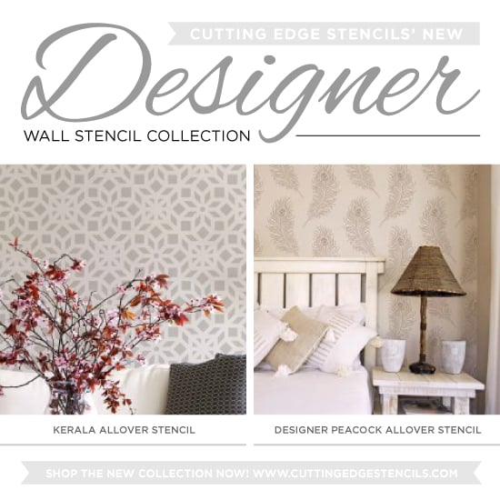 New Designer Wall Stencil Collection