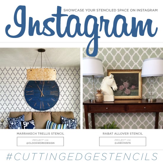Showcase Your Stenciled Space on Instagram