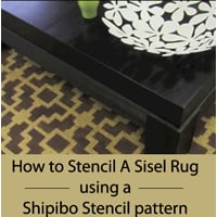 Learn How to Stencil a Sisel Rug