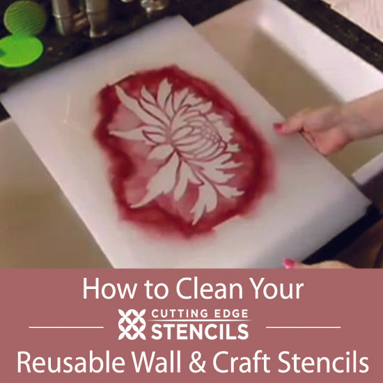 Learn How to Clean a Reusable Wall Stencil