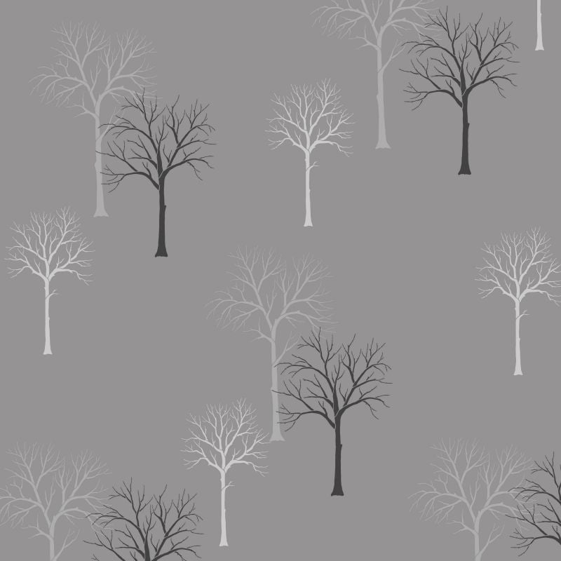 Awesome tree stencils instead of wallpaper! Easy reusable stencils for ...