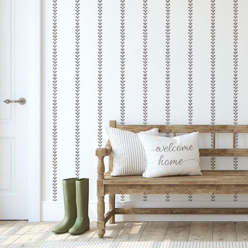 Cottage Stripe Stencil - Charming Cottage Core Stencil Designs for ...