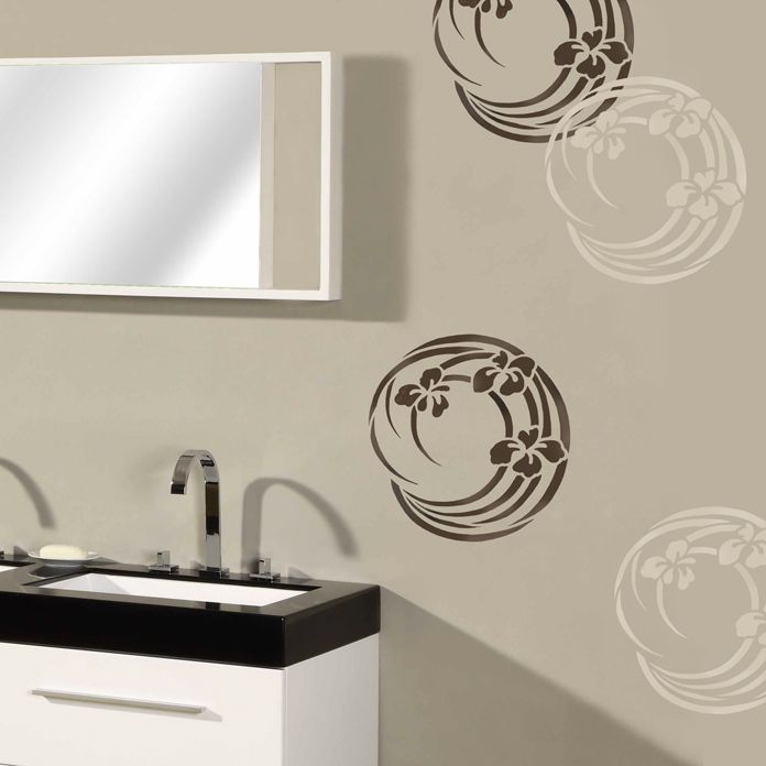 Beautiful stencils for walls. Large Stencil collection for DIY decor.