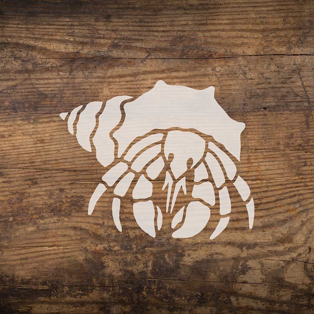Hermit Crab Wall Stencil for Painting | Reusable Stencil