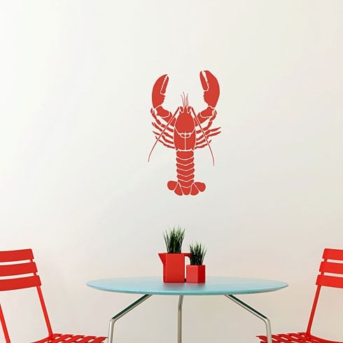 Lobster Wall Stencil | Animal Stencils for Painting Walls