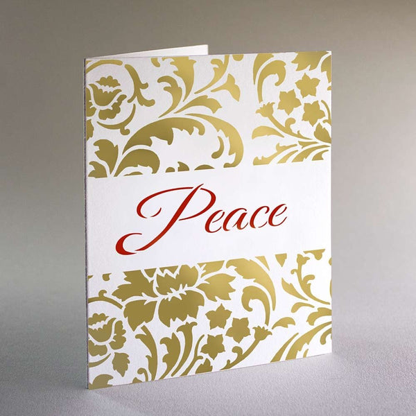 Peace Card Stencil Template | Holiday Card Stencil