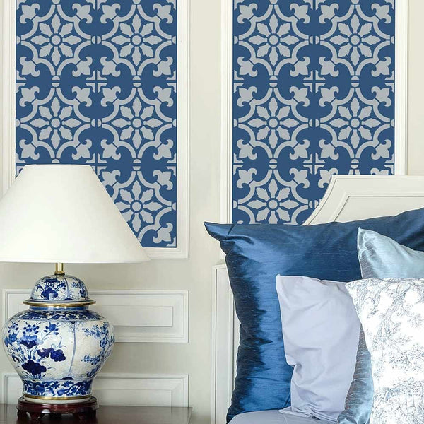 Spanish stencils - Portuguese and Spansih tile stencils for walls ...