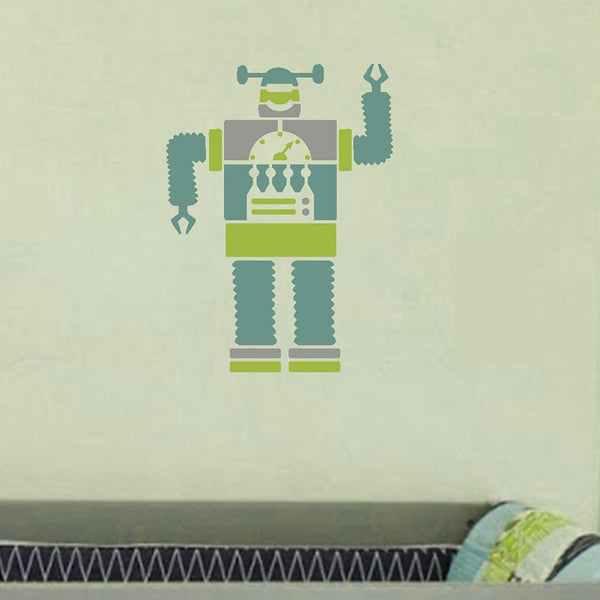 Robot Stencil Kit - Stencils for nurseries, trendy nursery ideas ...