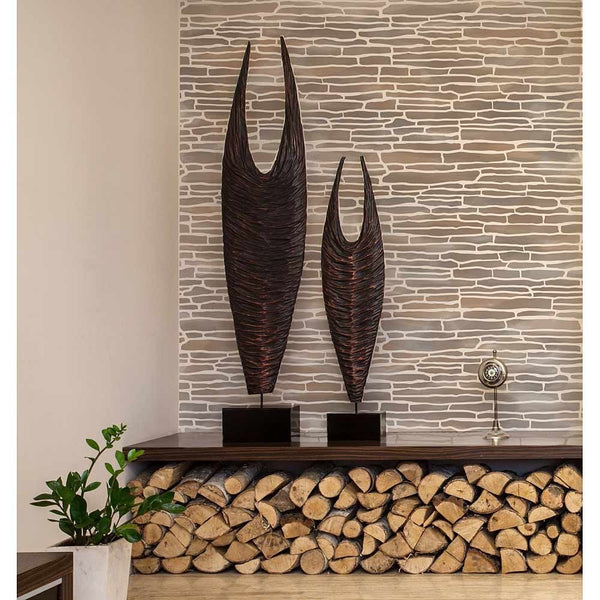 Stacked Slate stencil - Stone stencil patterns for easy DIY home decor