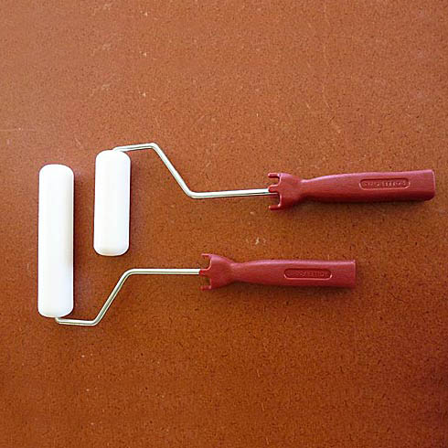 Stenciling Tools and Supplies. Foam roller for fast stenciling.