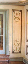 Classic panel wall stencils for elegant wall decor. Sturdy 12 mil ...