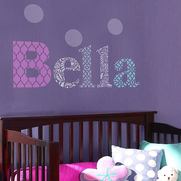 Paisley Stencil Letters | Monogram Stencils for Painting