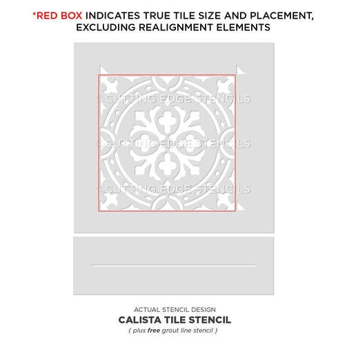 Tile Stencils for DIY Painted Tile - Easy Remodel - Just Stencil Your ...