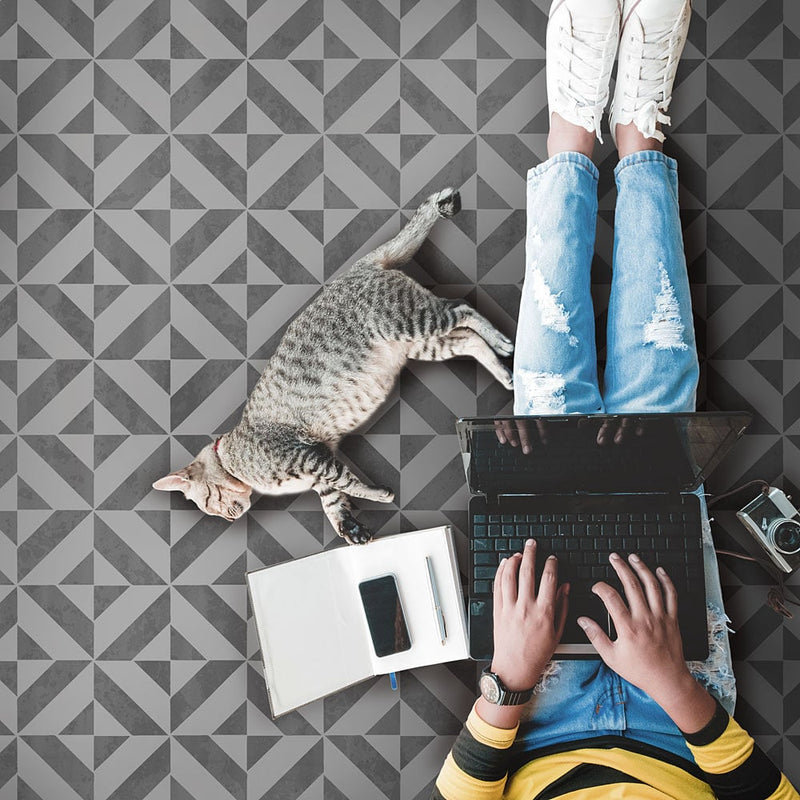 Chroma Tile Stencil Pattern - Geometric Stencils For Walls and Floors
