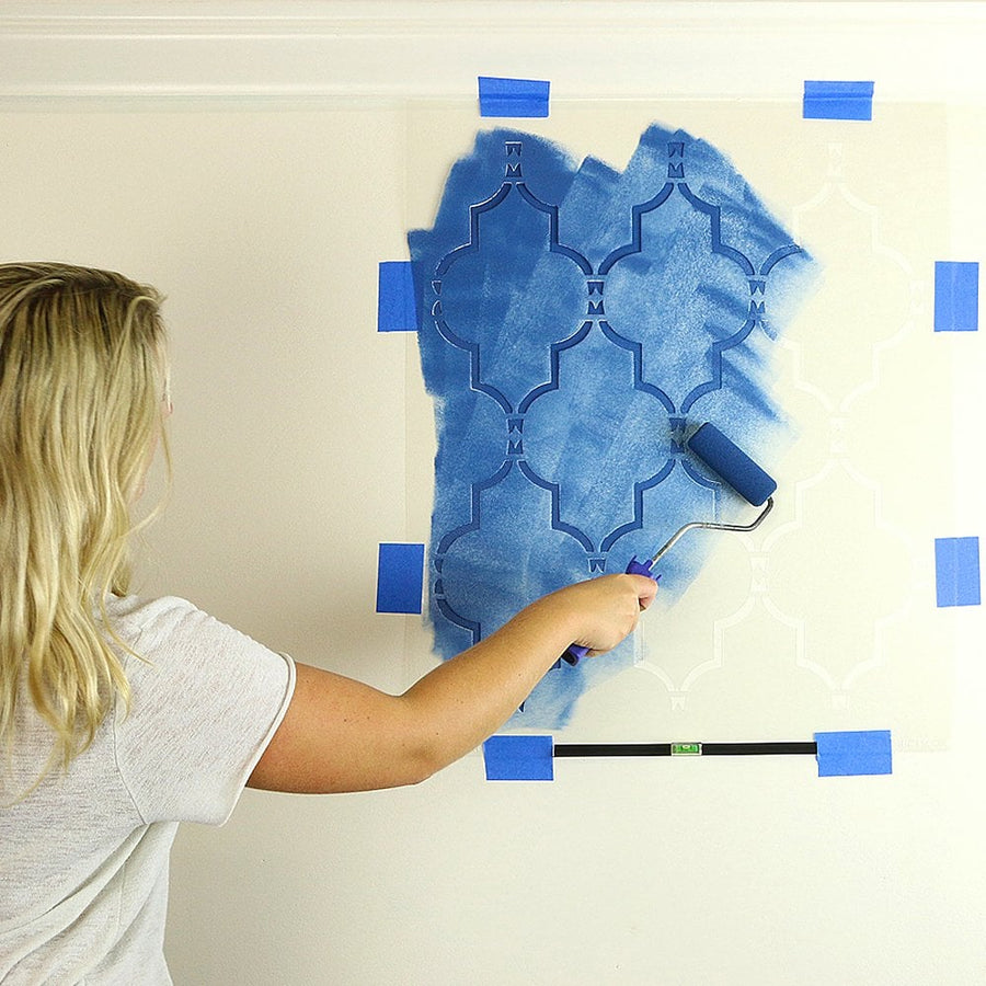 Cottage Stripe Stencil - Charming Cottage Core Stencil Designs for ...