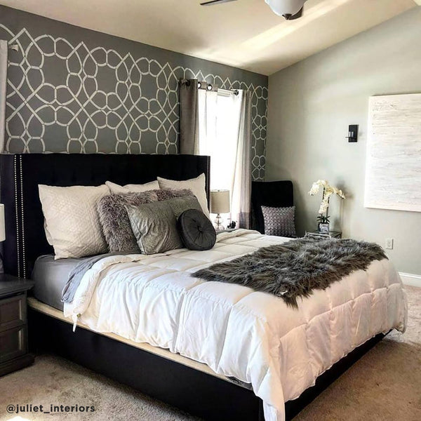 Coco Trellis Allover Stencil by Cutting Edge Stencils. Wall patterns ...