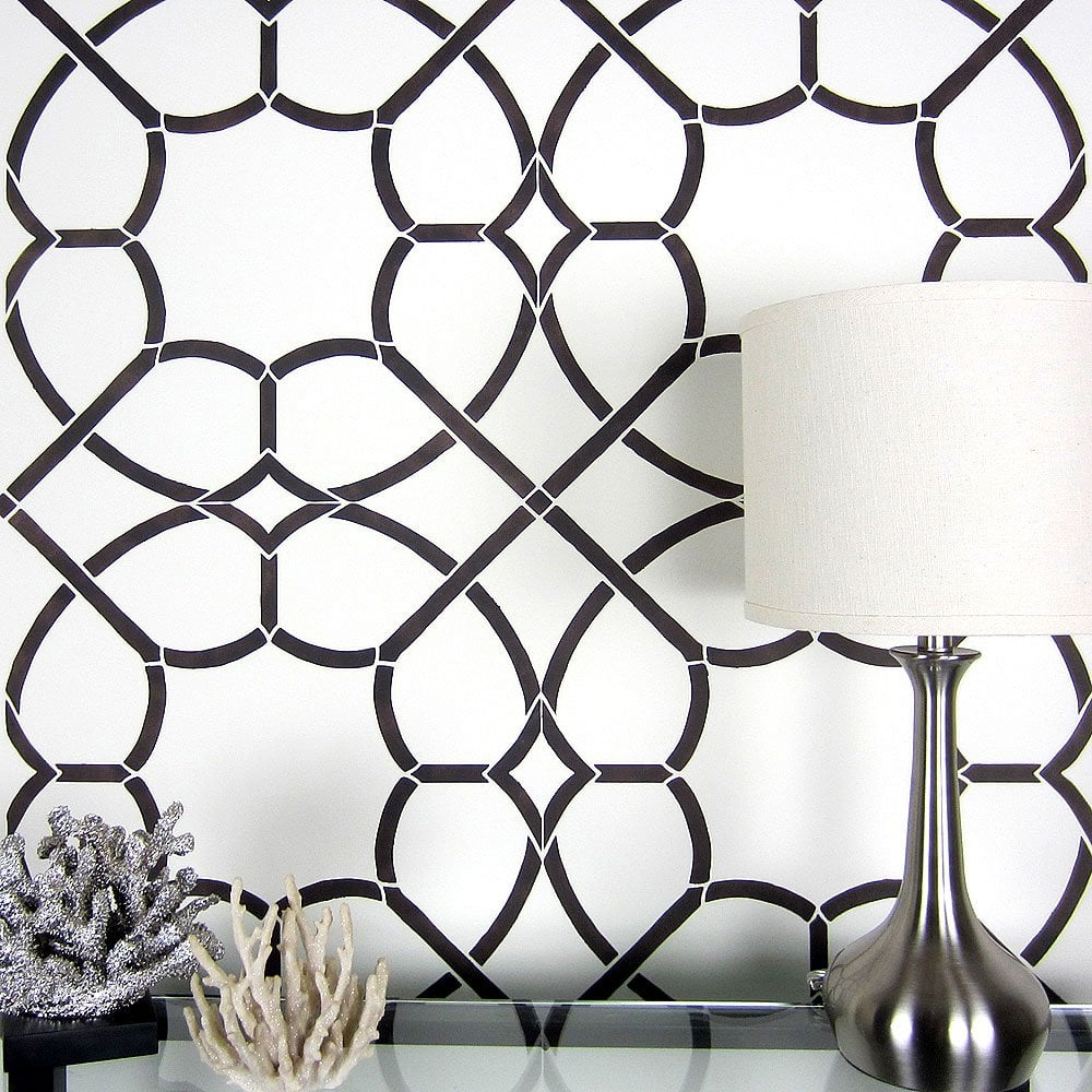 Coco Trellis Allover Stencil by Cutting Edge Stencils. Wall patterns ...