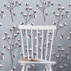 Cotton wall pattern stencil - Farmhouse stencils, Floral designs for ...