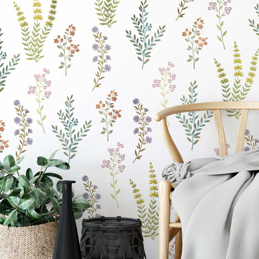 Botanical Stencil Designs for Crafts, Furniture Painting and Stenciled ...