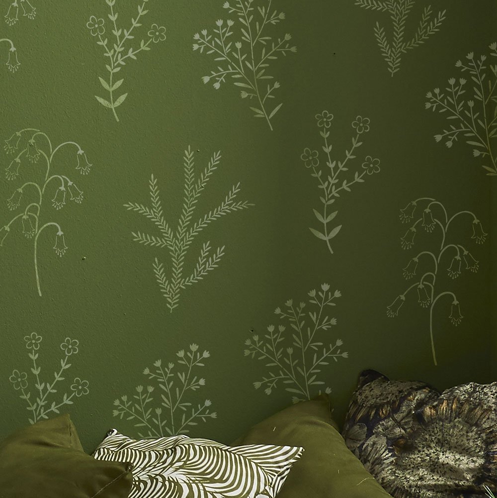 Botanical Stencil Kit for Crafts, Furniture Painting and Stenciled Walls