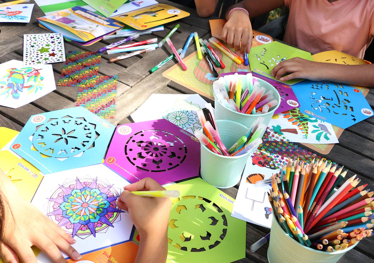 Creative Pack ColorFolds Stencil Books - Stencils and Coloring Books ...
