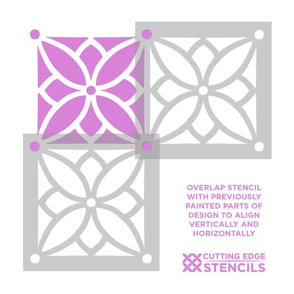 Reusable Patio Stencils for easy Patio Makeovers - Paint your Patio ...