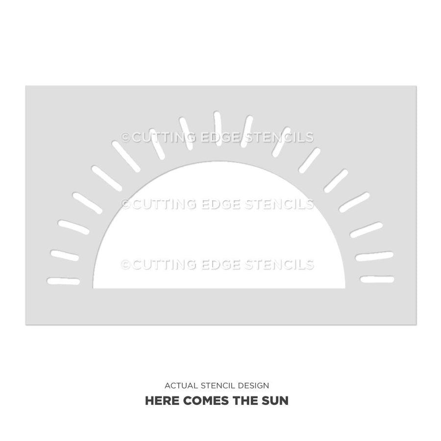 Sunbright Celestial Stencil for Painting Walls. Reusable large stencil ...