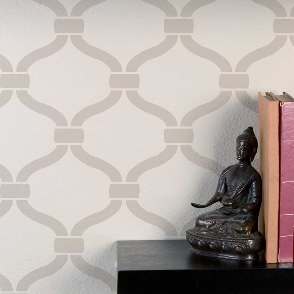 Stencil patterns for walls, furniture and rugs. Wall pattern stencils ...