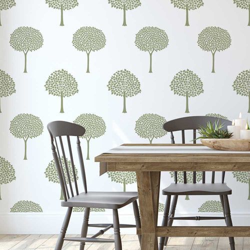 Farmhouse stencils - Homestead Tree stencil - farmhouse pattern for ...