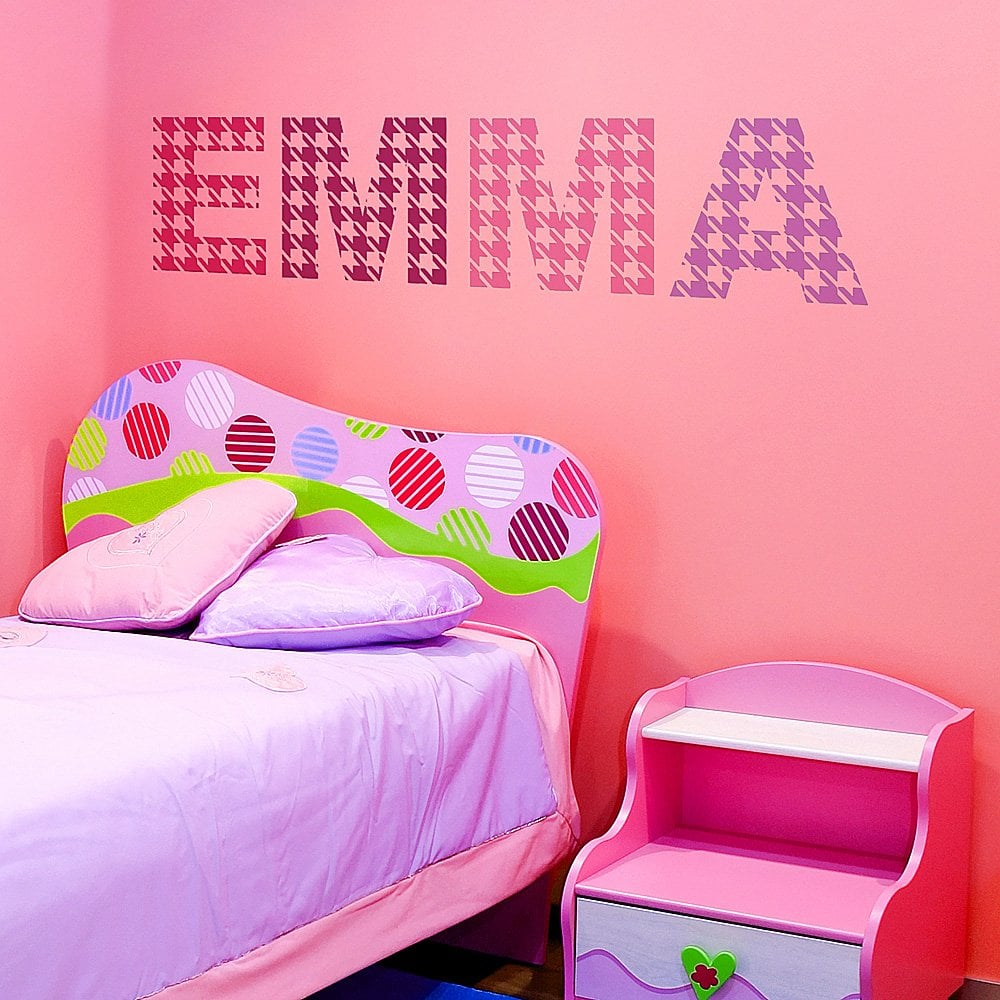 Houndstooth stencil letters: trendy letter stencils and alphabets for ...