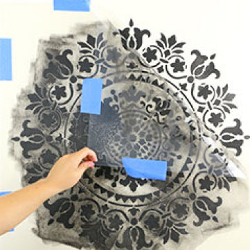 Easy stenciling Instructions with pictures! Learn How To Stencil from Pros