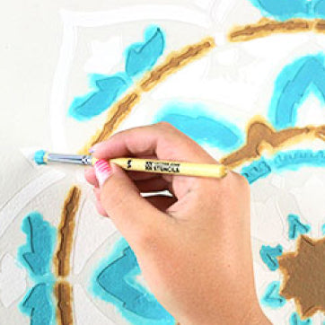 Easy stenciling Instructions with pictures! Learn How To Stencil from Pros