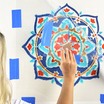 Easy stenciling Instructions with pictures! Learn How To Stencil from Pros