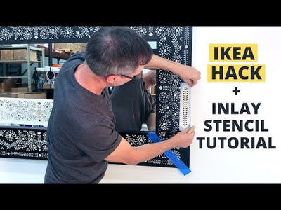 Bone Inlay Furniture Stencils - Indian Inlay Stencil Kits