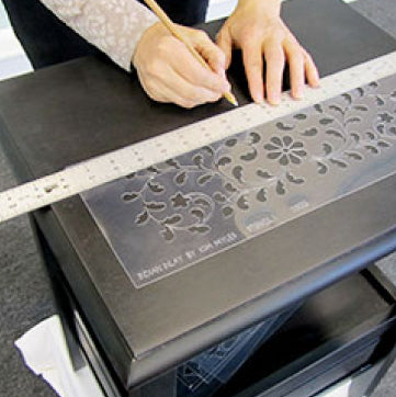 Easy stenciling Instructions with pictures! Learn How To Stencil from Pros