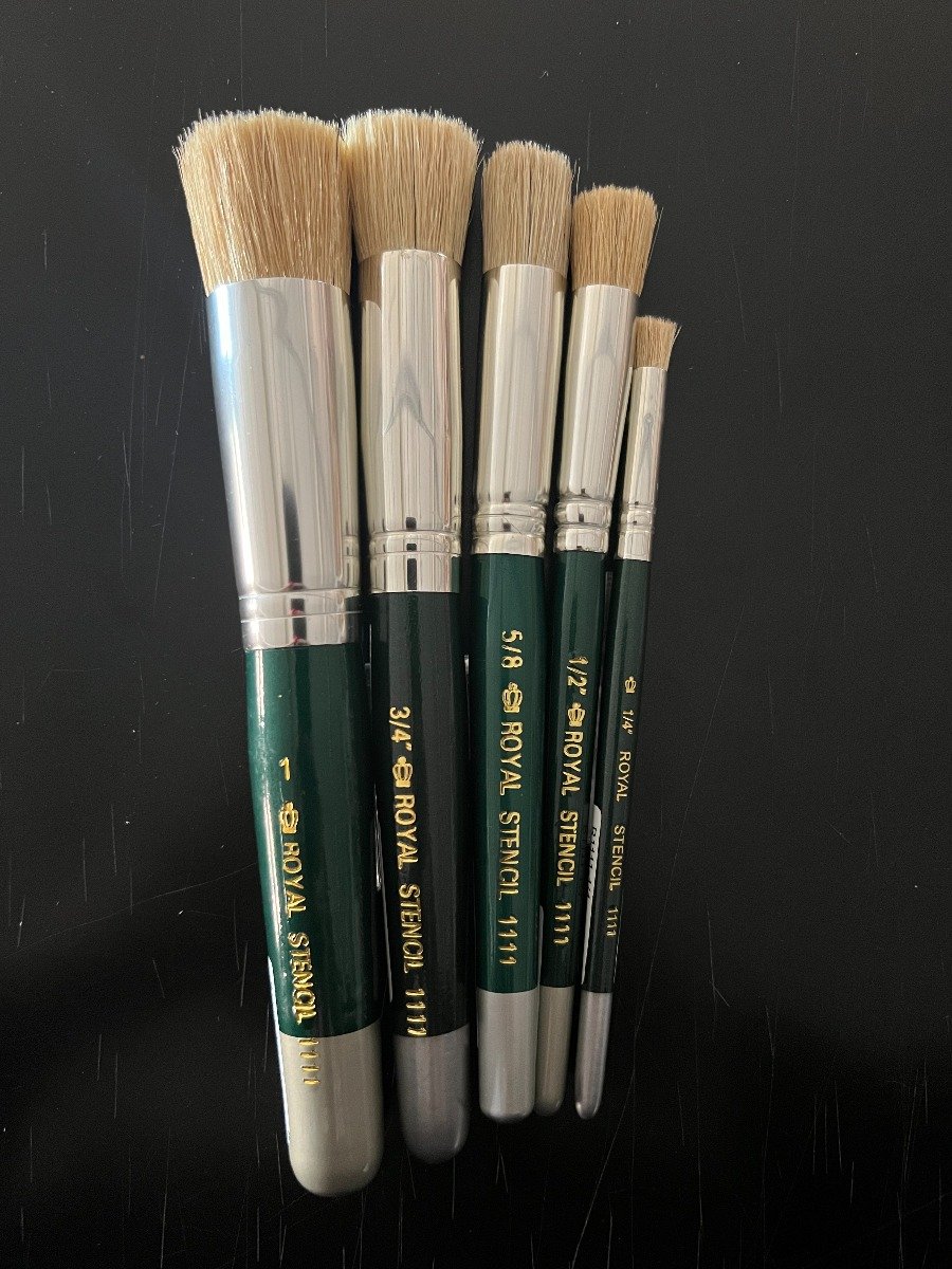 Stenciling supplies, high quality stencil brushes, large selection of ...