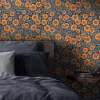 Marigold Flower Stencil for Painting Walls - Floral Stencil Patterns ...