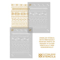 Mudcloth Stencil - Tribal Stencils For Paining Walls