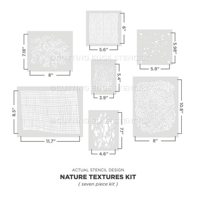 Art stencils for mixed media painting, art journaling, collage and gel ...