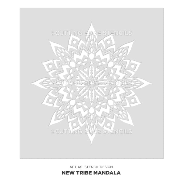 Mandala stencils - Stencil a beautiful Mandala design on your walls or ...