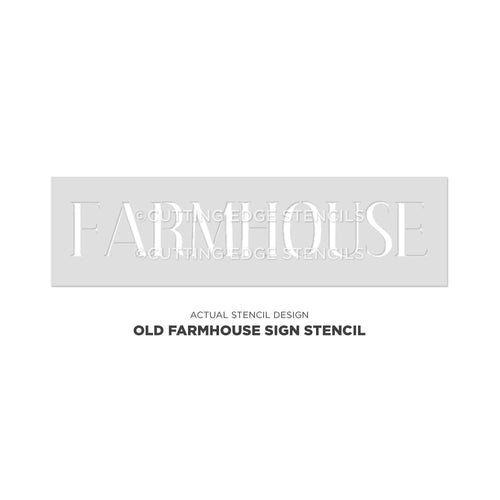 Small sized Old Farmhouse Stencil for DIY Signs - Farmhouse Signs for ...