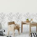 Flower stencils for easy farmhouse decor | Floral botanical stencils ...