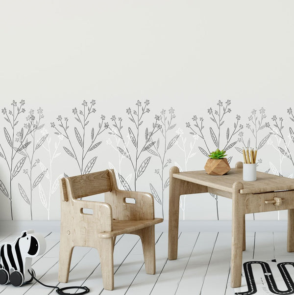 Flower stencils for easy farmhouse decor | Floral botanical stencils ...