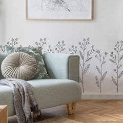 Flower stencils for easy farmhouse decor | Floral botanical stencils ...